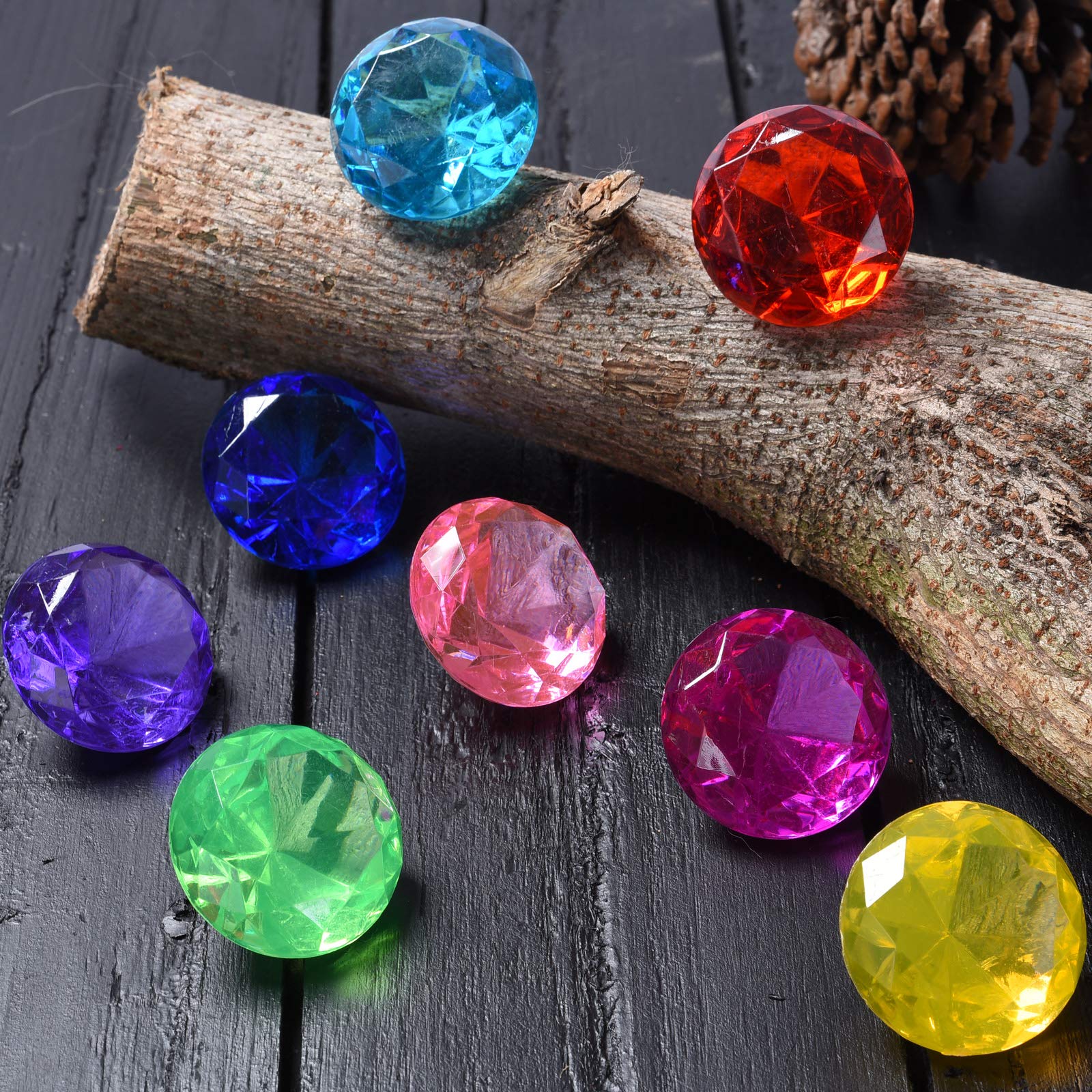 Mua Diving Gem Pool Toy 6 Big Colorful Diamonds Set with Treasure ...