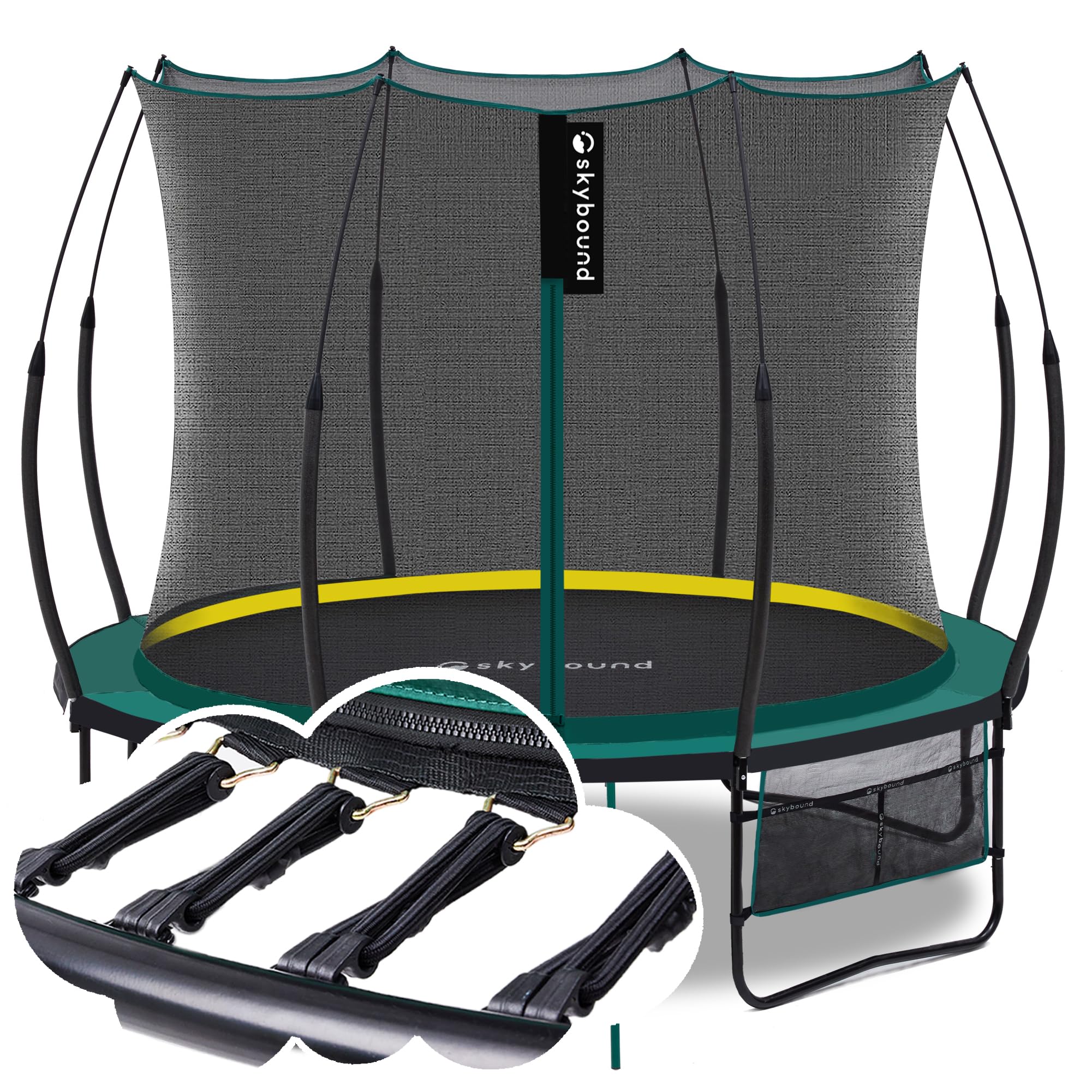 SkyBound 10 FT Springfree Trampoline for Kids and Adults - Springless ...