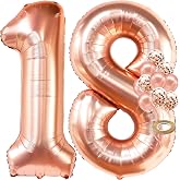 Amazon.com: 18th Birthday Decorations for Girls, 18th Birthday Balloons ...