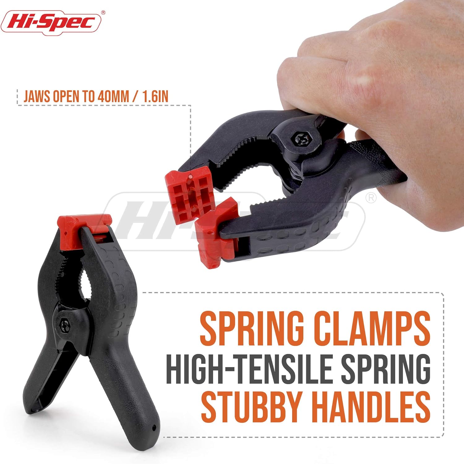 Hi-Spec Mini Spring, Ratchet & Bar Spreader Clamp Set. Securely Hold ...