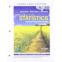 Amazon.com: Introductory Statistics: Exploring the World Through Data, Loose-Leaf Edition Plus ...