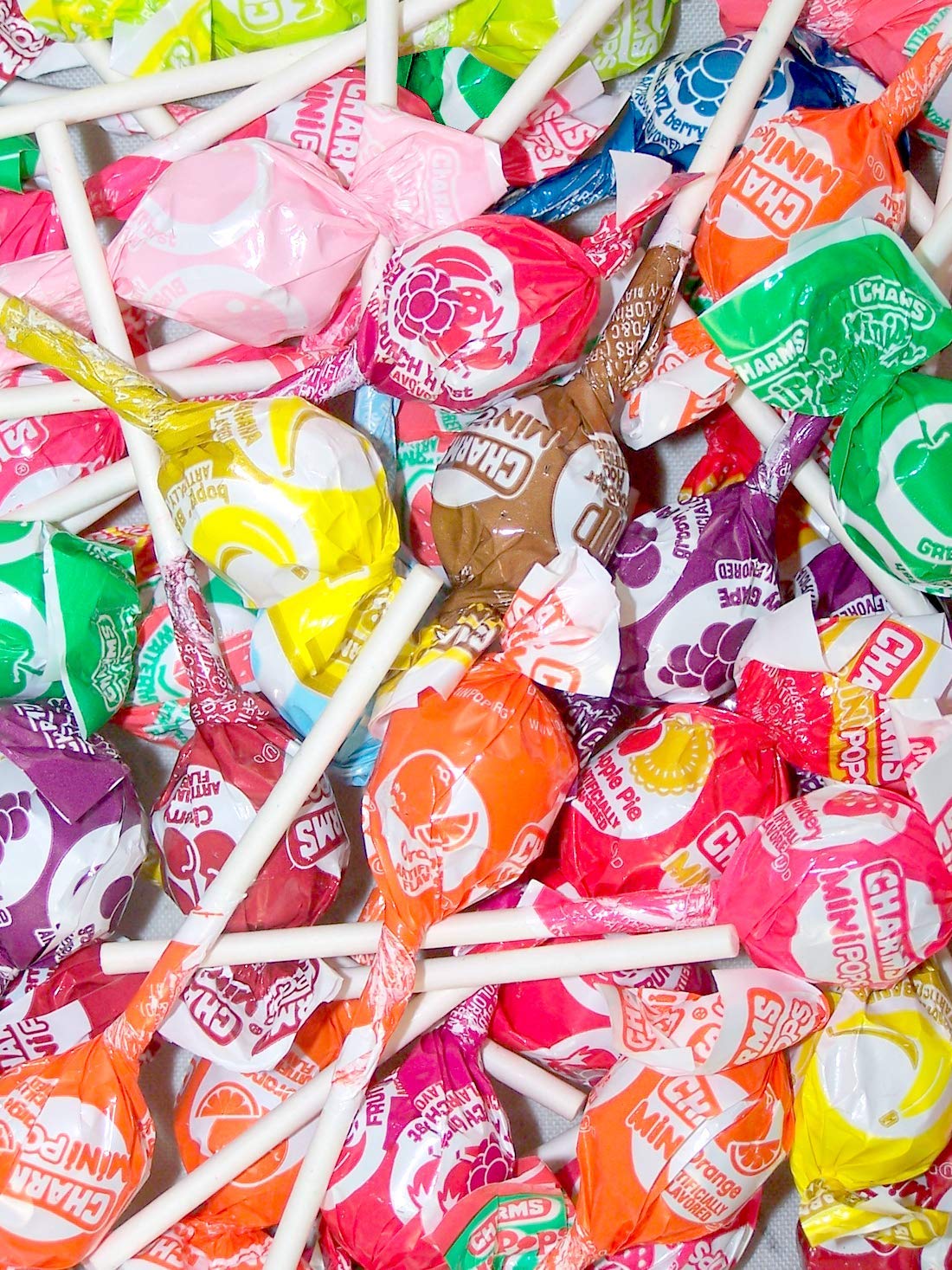 Mua Charms Mini Pops Assorted Flavor Candy Lollipops, 101 Pops trên ...