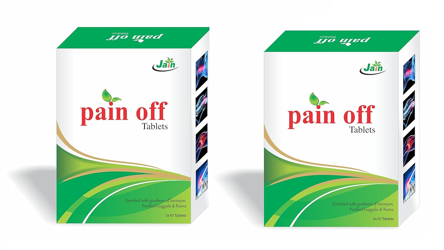 Buy Jain Pain Off Tablets - 30 Count (Pack of 2) Online at Low Prices ...