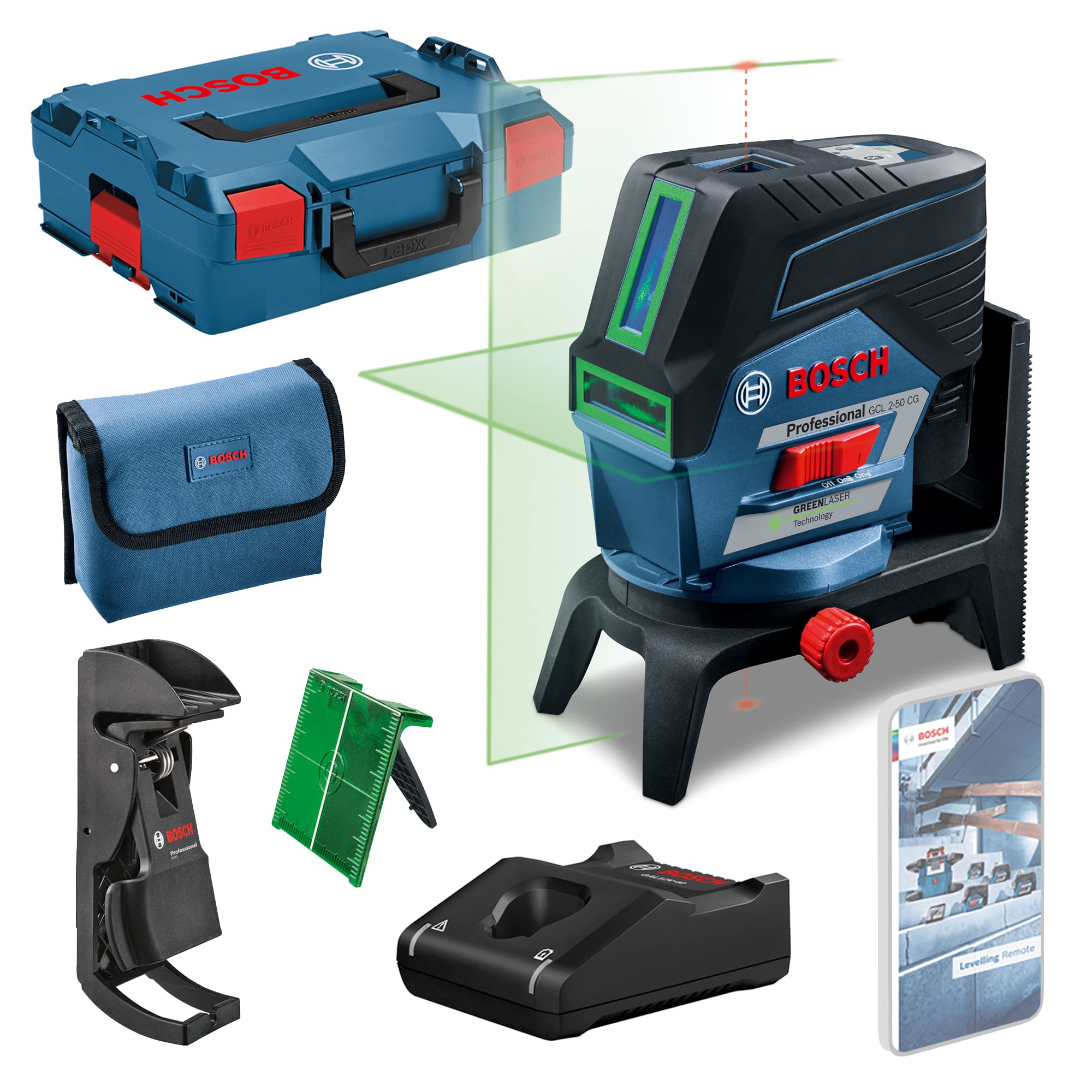 Mua Bosch Professional 12V System Kreuzlinienlaser GCL 2-50 CG (1x Akku ...