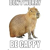 Amazon.com: Trends International Capybara - Be Cappy Wall Poster, 34L x ...