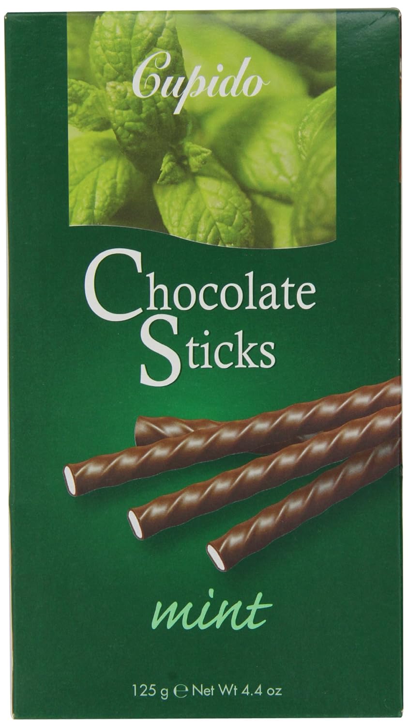 Cupido Mint Chocolate Sticks 125 g (Pack of 6): Amazon.co.uk: Grocery