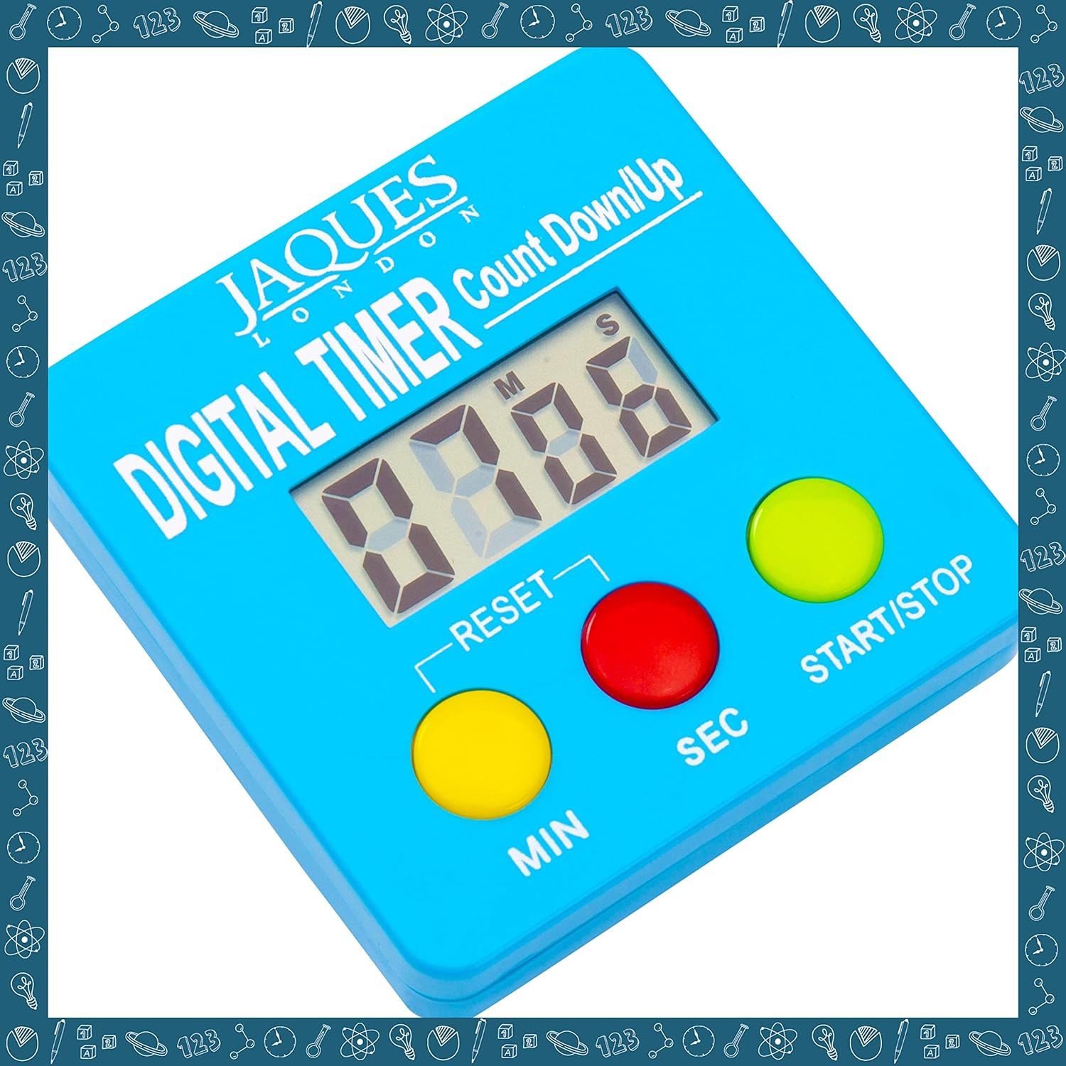 Jaques of London Digital Timer for Kids | Childrens Stopwatch Timer ...