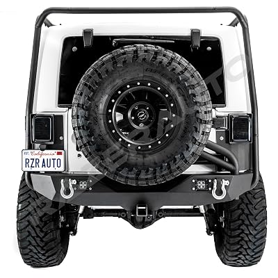 Razer Auto Black Rear Bumper with Tire Carrier for Nepal | Ubuy