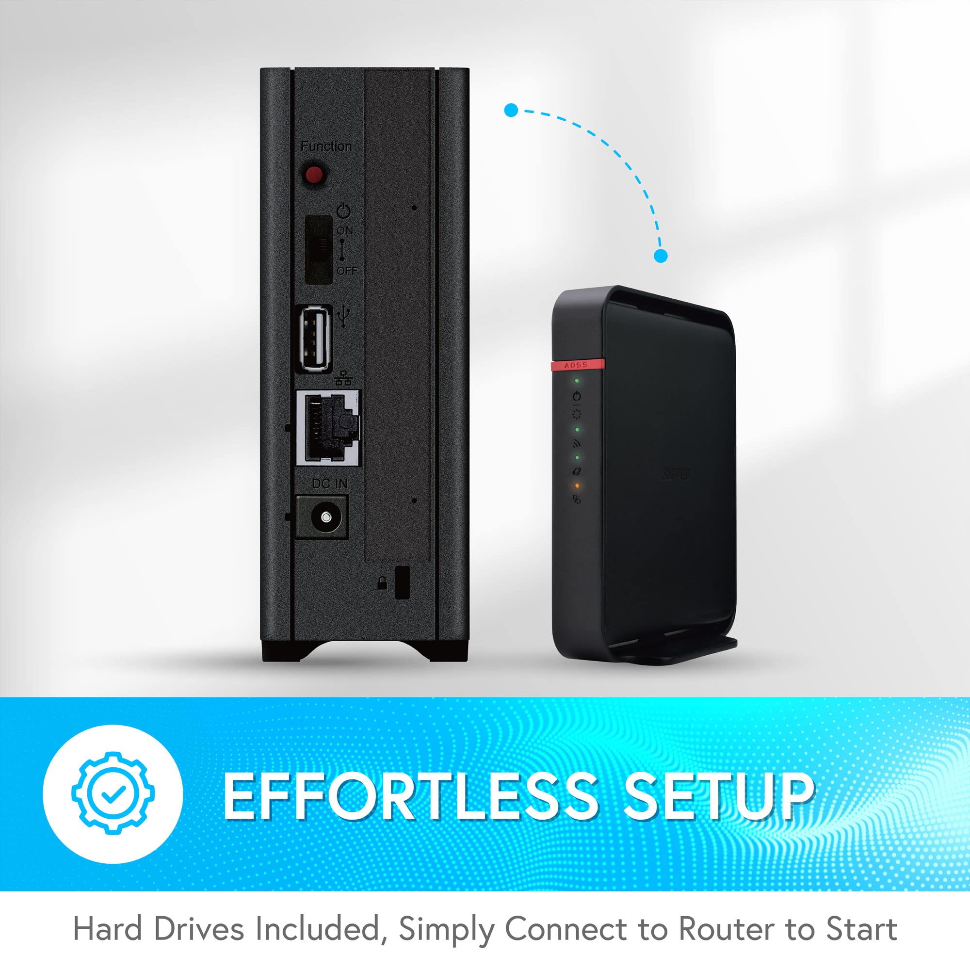 BUFFALO LinkStation 210 4TB 1-Bay NAS Network Attached Storage With HDD ...