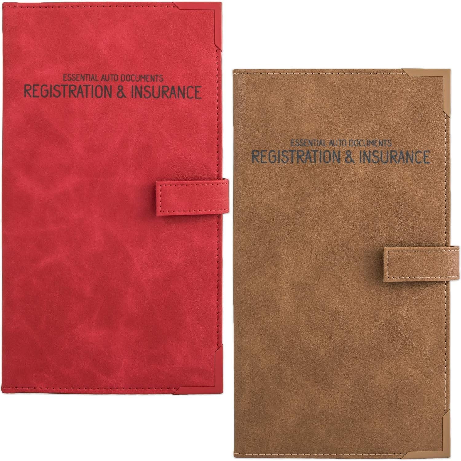 Amazon.com: Auto Insurance and Registration Card Holder - Vehicle Glove ...