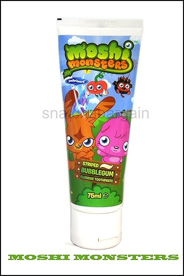 MOSHI MONSTERS TOOTH PASTE 75ML BUBBLE GUM: Amazon.co.uk: Health ...
