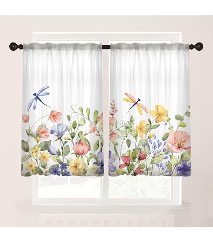 Dragonfly And Butterfly Curtains