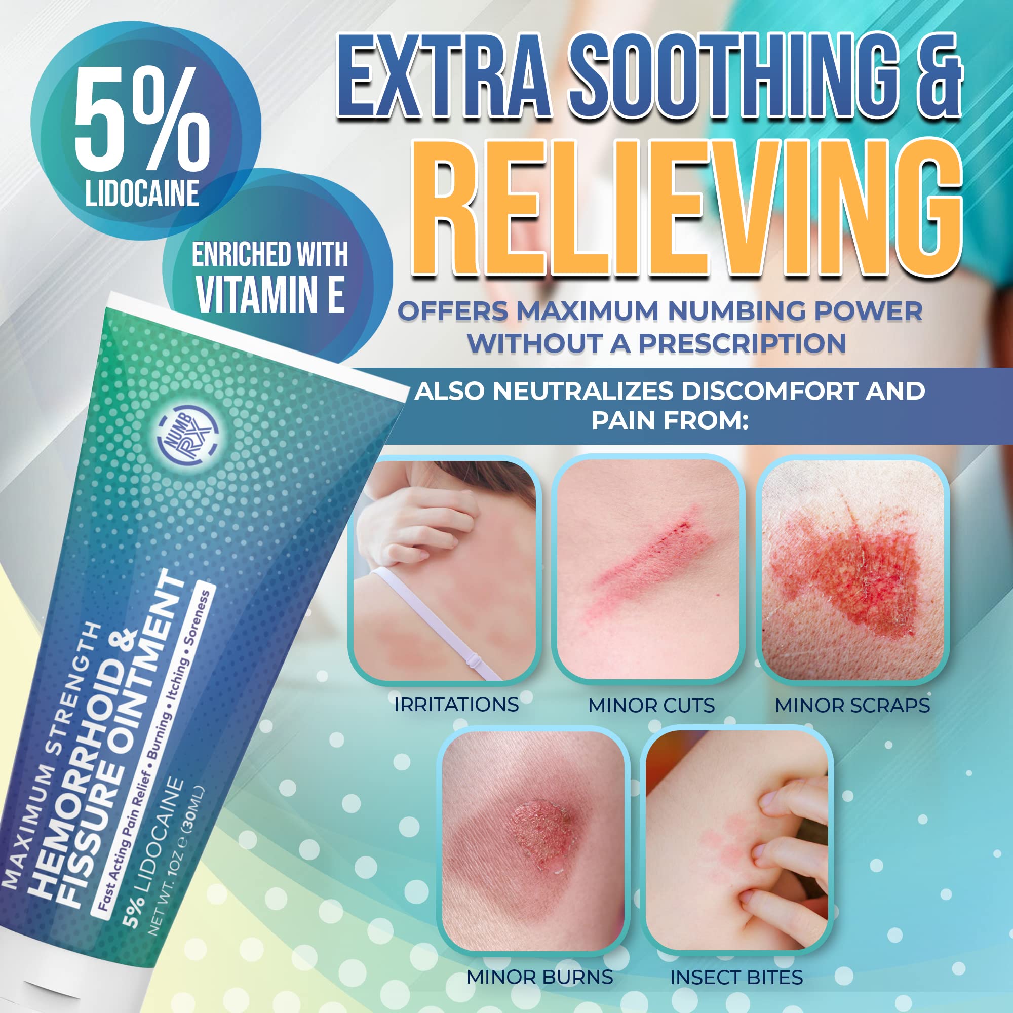 Mua NumbRX - Premium Hemorrhoid Relief - Anesthetic Numbing Balm with 5 ...