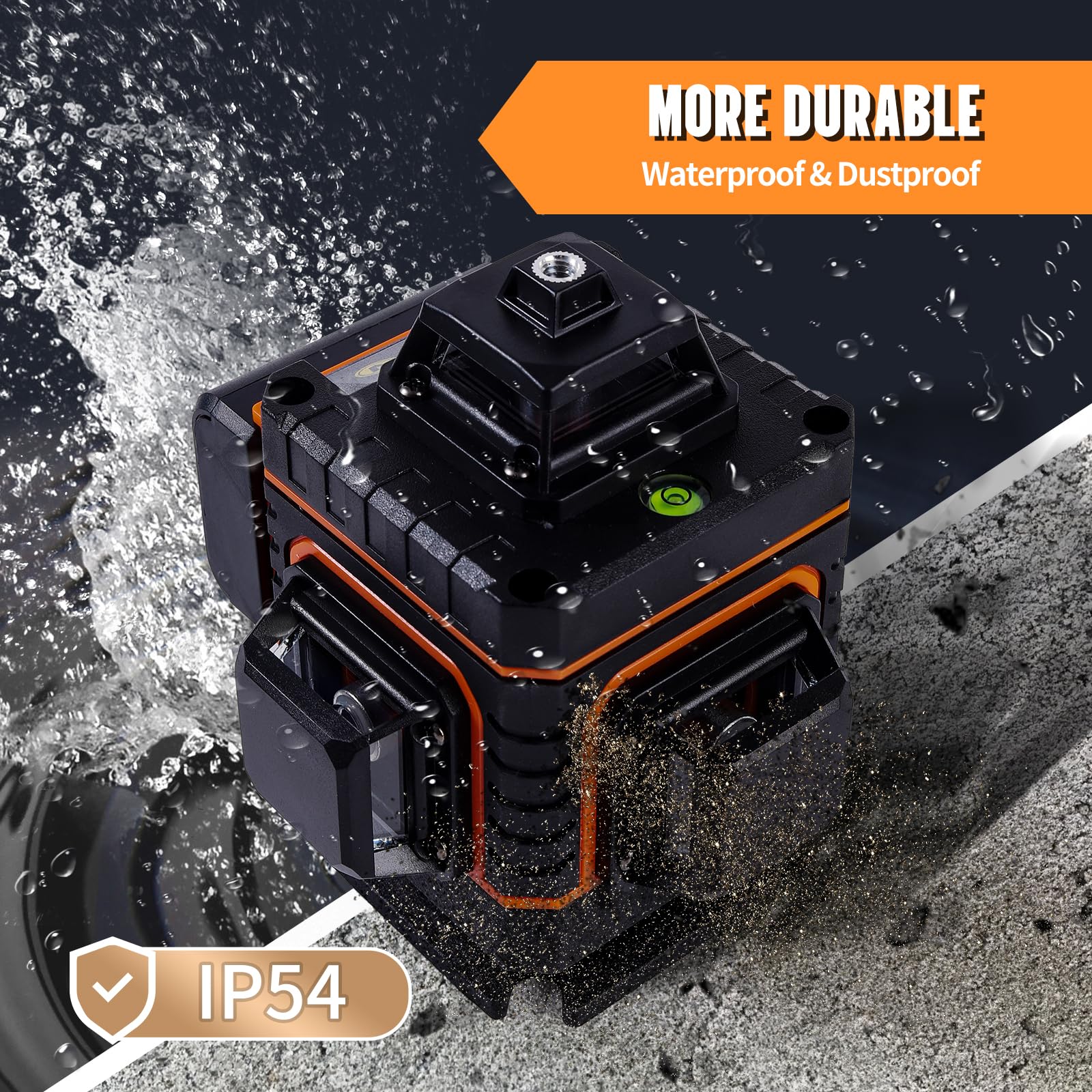 Mua 16 Lines Laser Level 4D Self Leveling Level Laser Tool, 4x360° Green Cross Line Leveler Tool ...