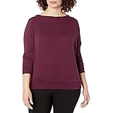 Amazon.com: C9 Champion Women's Long Sleeve French Terry Top : Clothing ...