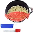 Amazon.com: Clip-On Kitchen Food Strainer for Spaghetti, Pasta, Ground ...