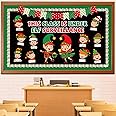 Amazon.com: Huzobooby Christmas Elf Bulletin Board Set Winter Holiday ...