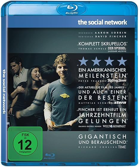 The Social Network [Blu-ray] [2010]: Amazon.co.uk: DVD & Blu-ray