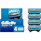 Amazon.com: Gillette ProGlide Razor Refills for Men, 4 Razor Blade ...