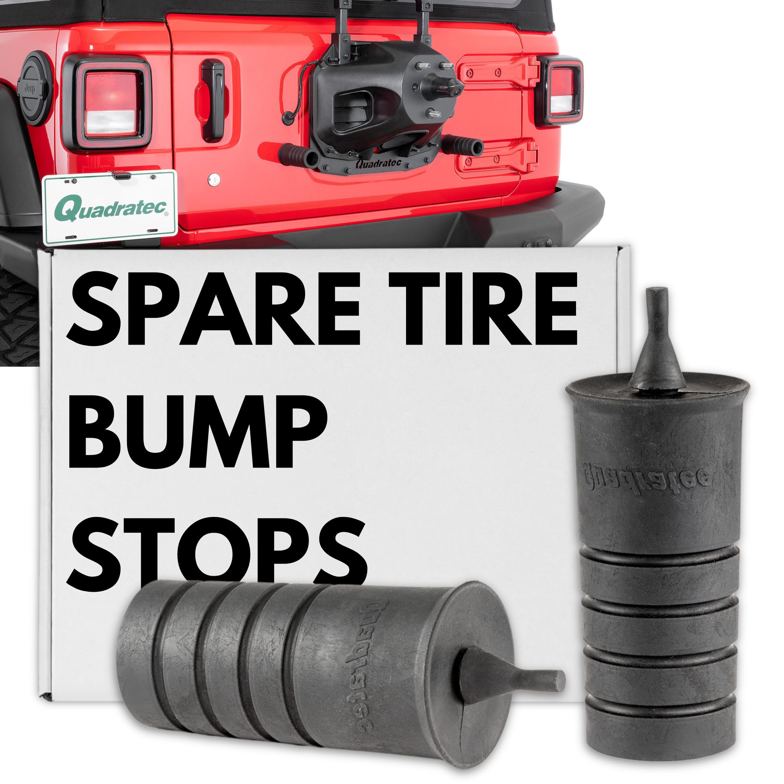 Mua Quadratec Tailgate Spare Tire Bump Stop Kit - Fits Jeep Wrangler JK & JL 2007-2024 - Reduces ...