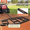 VEVOR Driveway Drag 84" Width, Tow Behind Drag Harrow 70" Length, 4 ...