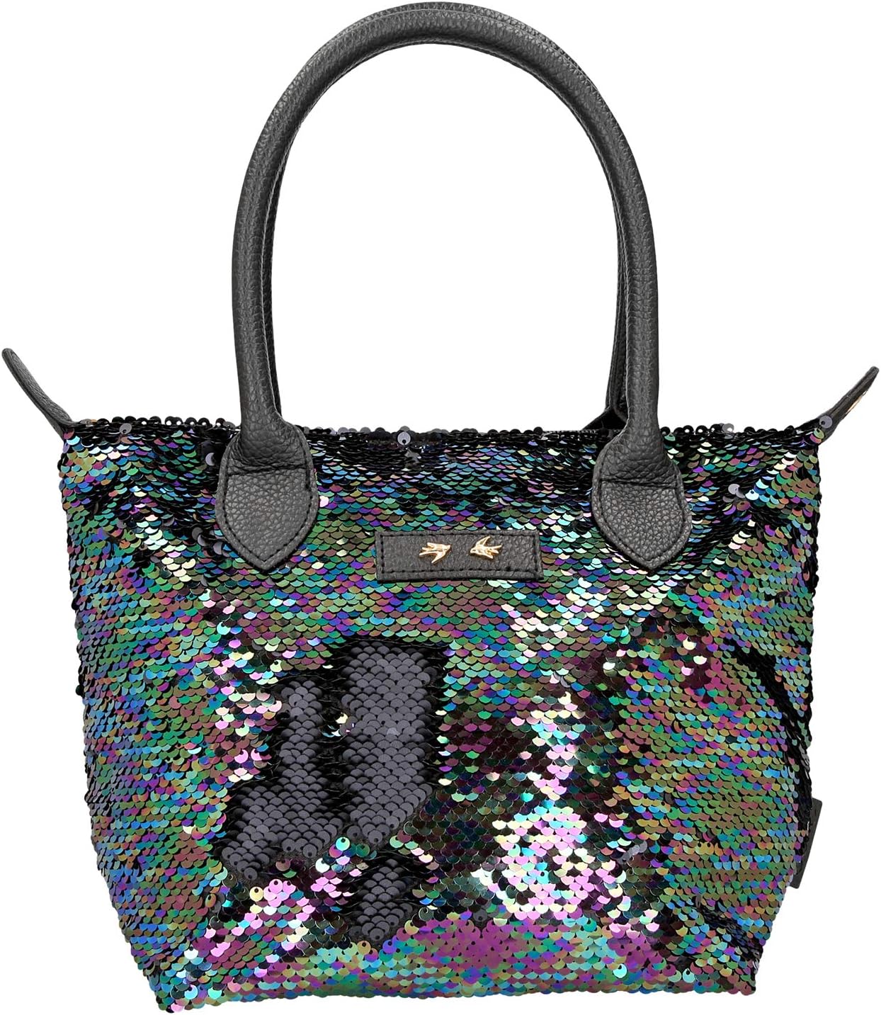 Depesche 10212 Trend Love Sequin Handbag Black, 35 – BigaMart