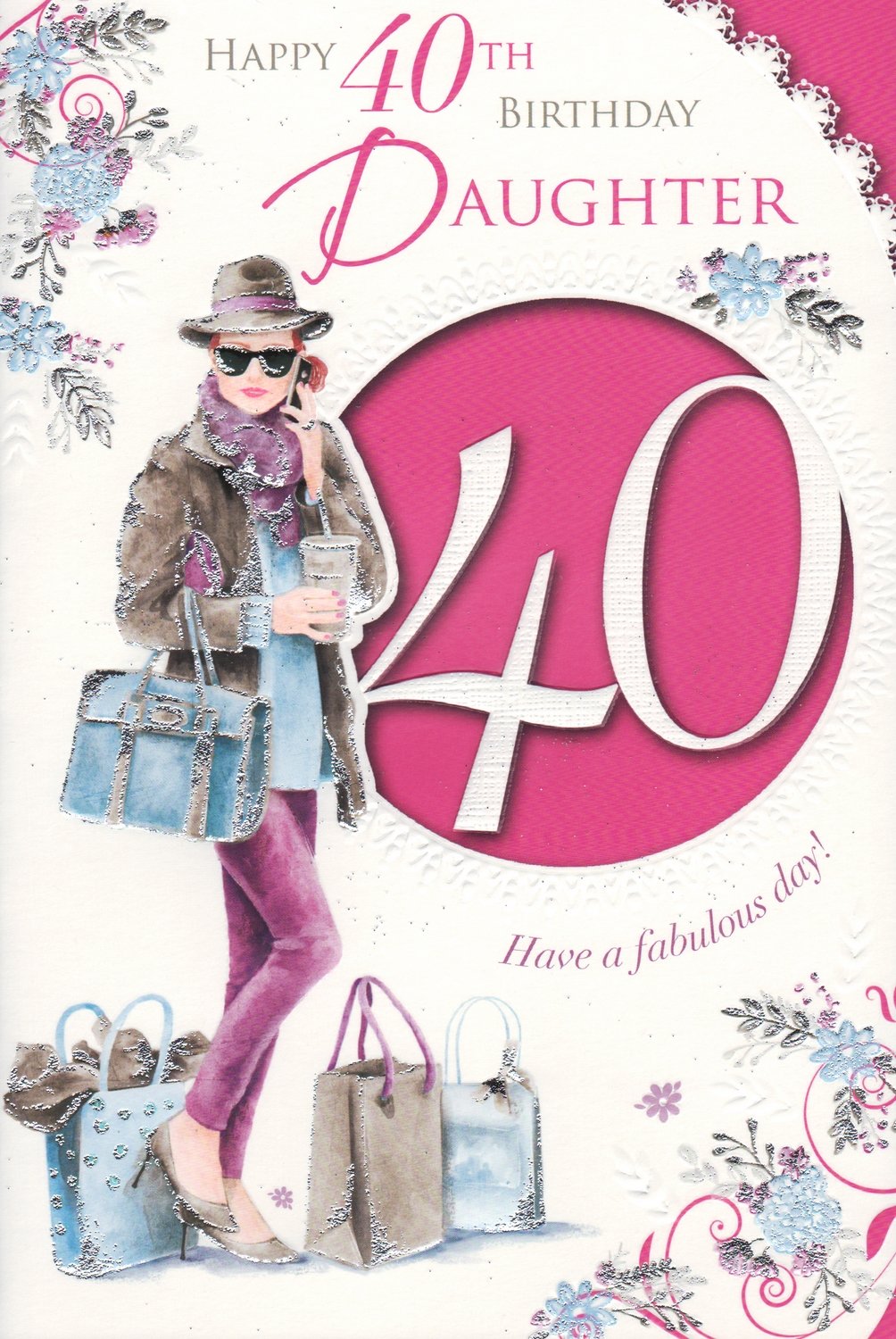 40th Birthday Cards For Daughter Hot Picture