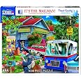 Amazon.com: White Mountain Puzzles It's The Mailman, 1000 Piece Jigsaw ...