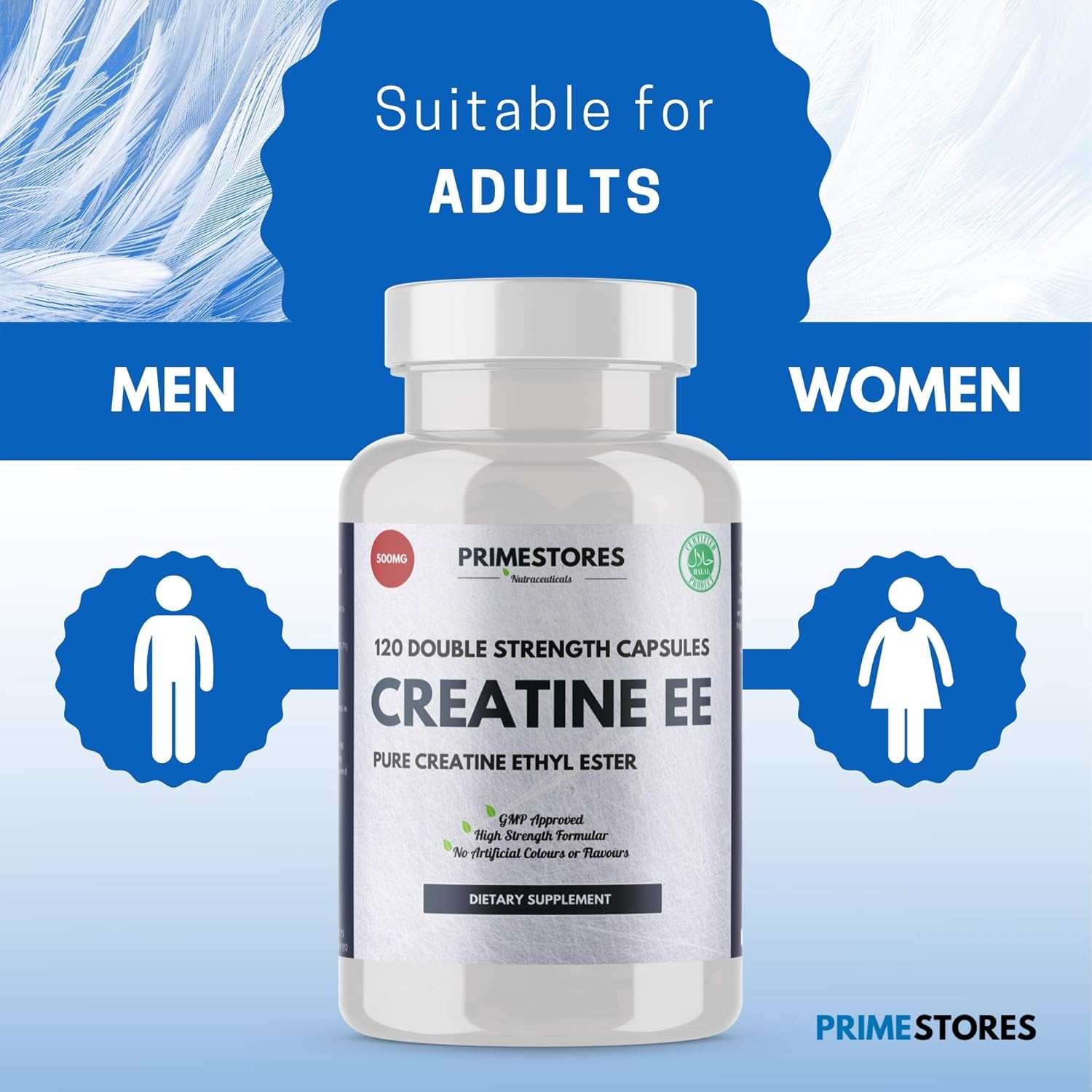 Creatine Ethyl Ester Monohydrate Powder Tablets 500mg – 120 Muscle ...