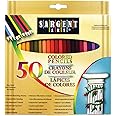 Sargent Art 22-7251 50 Count Assorted Colored Pencils : Accessory ...