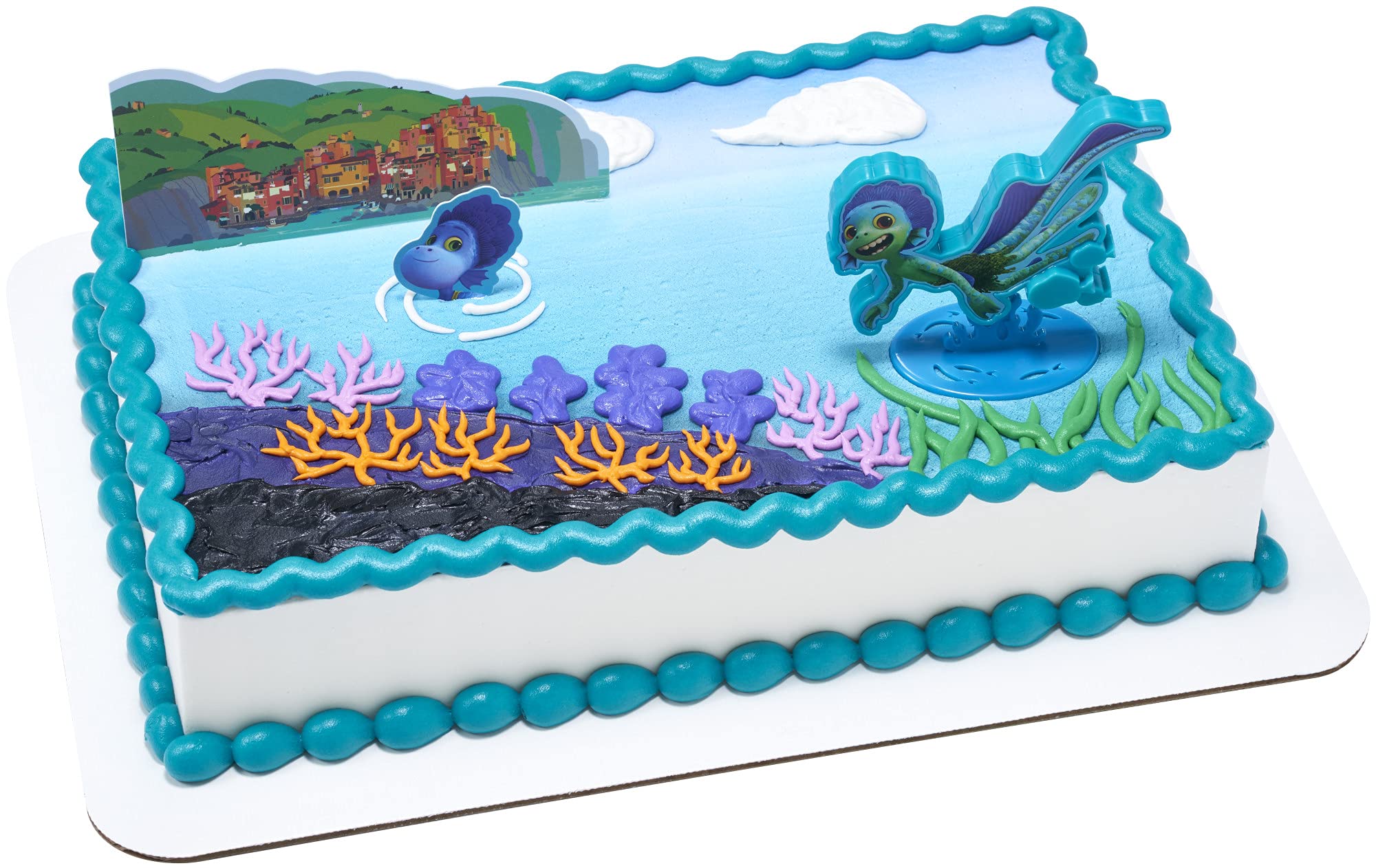 DecoSet® Disney and Pixar's Luca The World is Yours Cake Topper - 3 ...