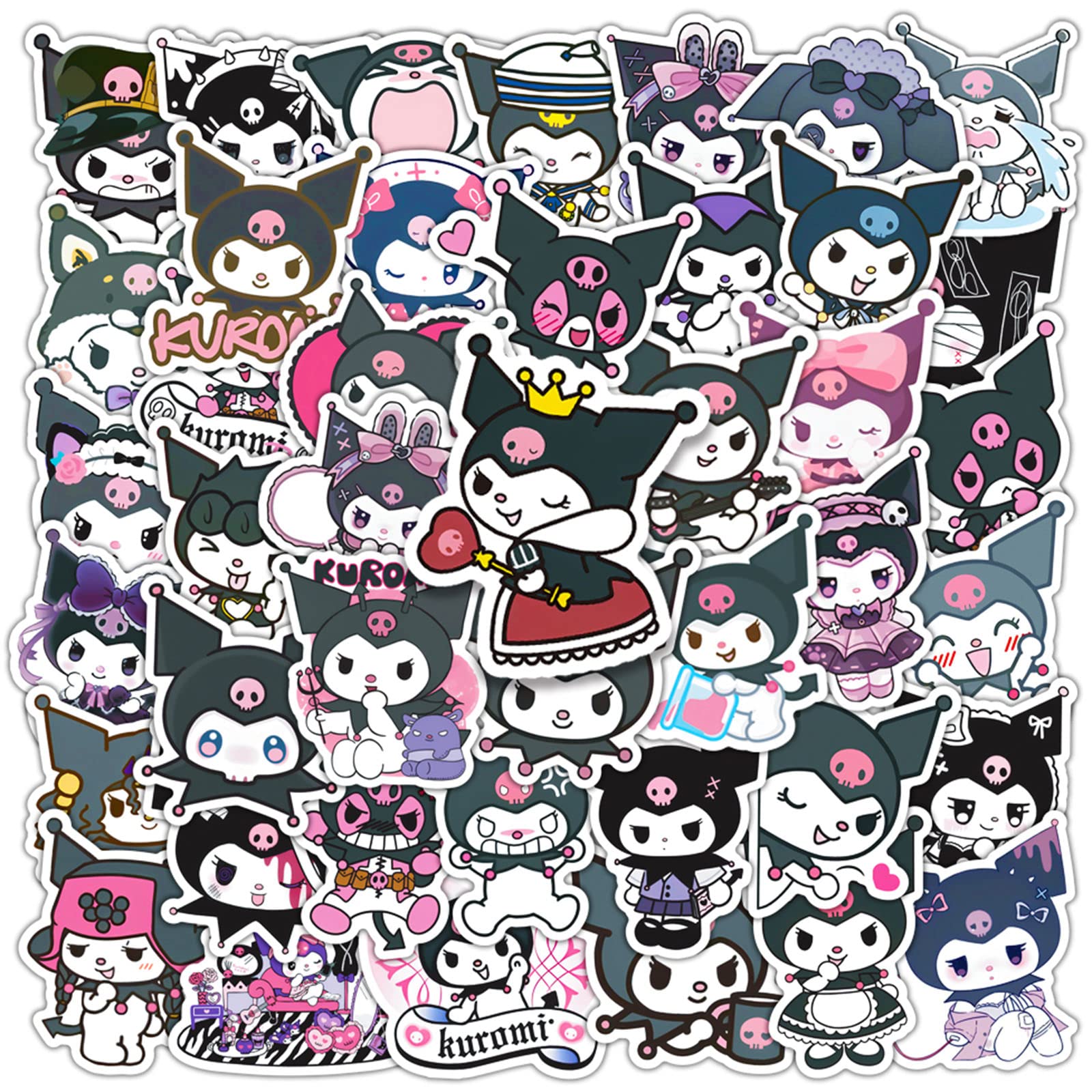 Mua Kuromi Stickers Pack 50Pcs, Cannity Cute Kawaii Stickers for Water ...