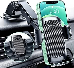 Amazon.com: Humixx Car Phone Holder Mount [Military-Grade Super Suction ...