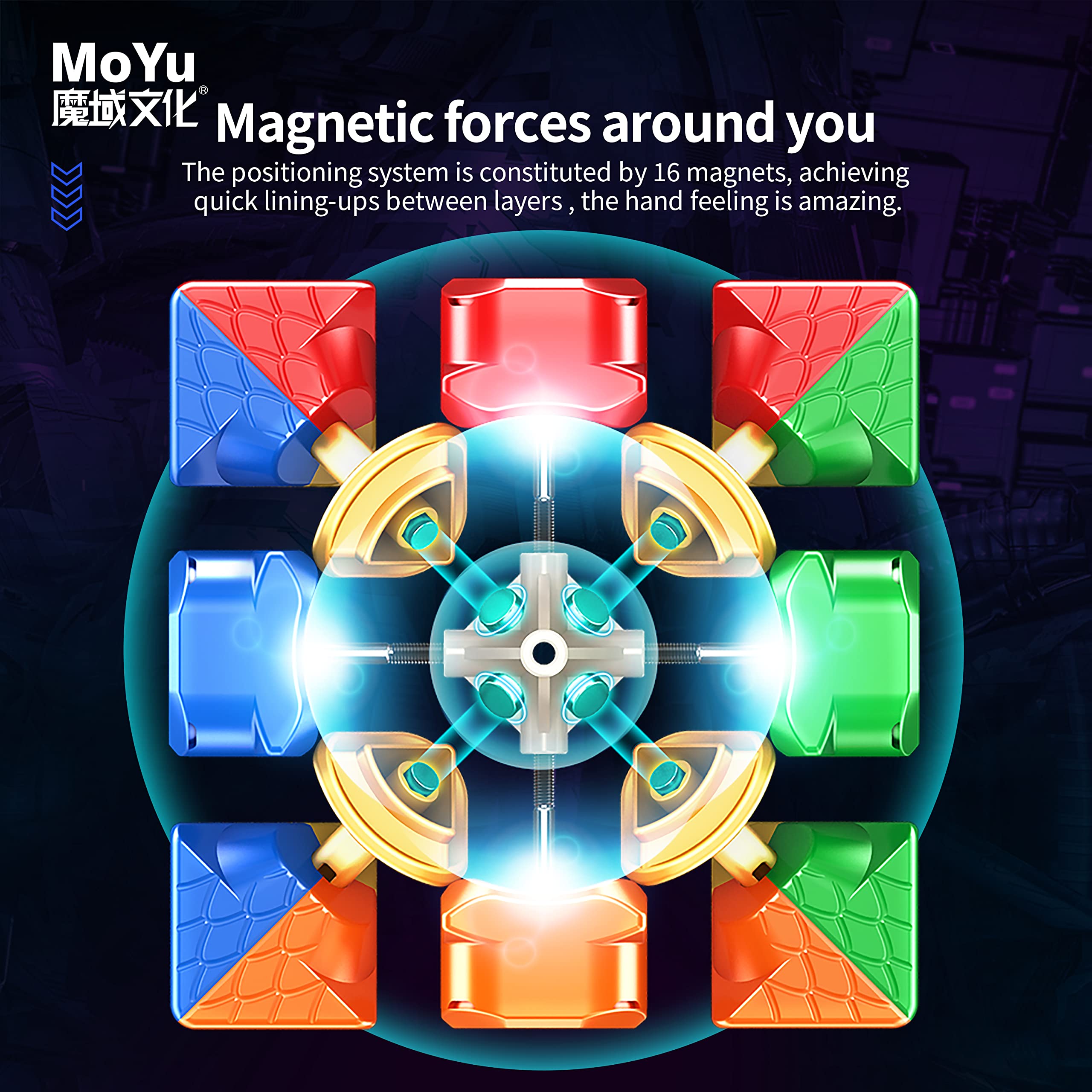 Mua Moyu Super RS3M 2022 3x3 MagLev Speed Cube, moyu RS3 M MagLev ...