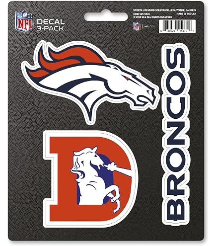 Denver Broncos Iron On Logo Denver Broncos NFL Fan Patches Denver