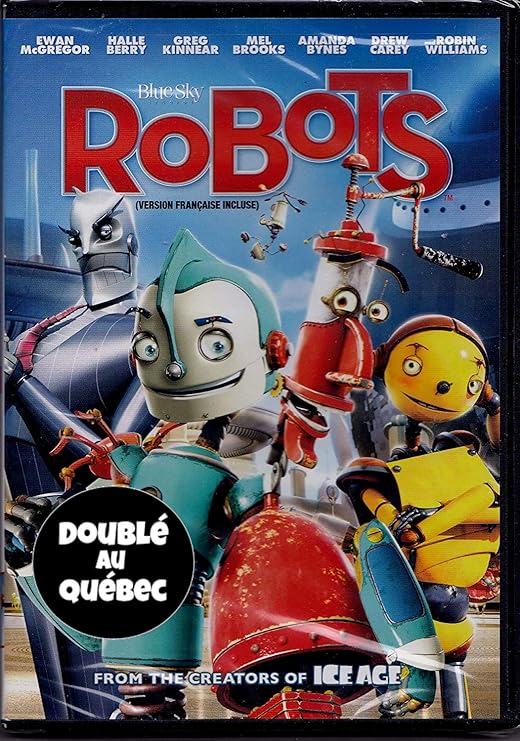 Robots English/French 2005 Widescreen Doublé au Québec Cover bilingue ...