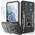 Amazon.com: Gritup for Galaxy-S21-Case with Slide Camera Cover + [HD Screen Protector×2], 360 ...