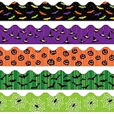 Amazon.com: Whaline 69Ft Halloween Bulletin Board Border 60Pcs Cartoon ...