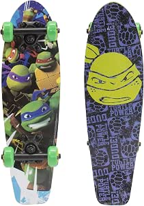 Amazon.com: PlayWheels Teenage Mutant Ninja Turtles 21" Wood Cruiser ...