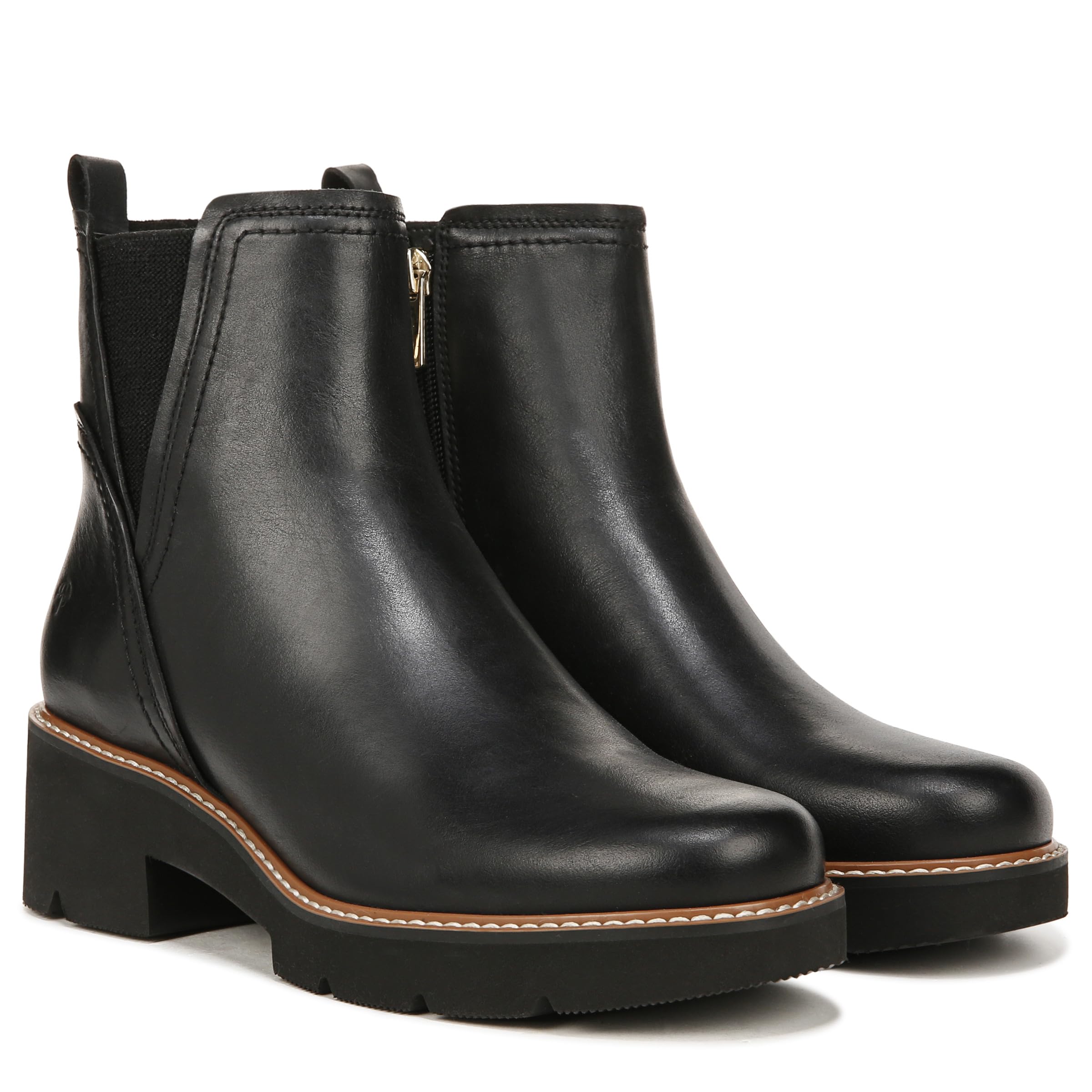 Naturalizer Womens Darry Bootie Water Repellent Ankle Boot Black ...