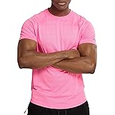 Amazon.com: Zengjo Workout Shirts for Men Quick Dry-Moisture Wicking ...