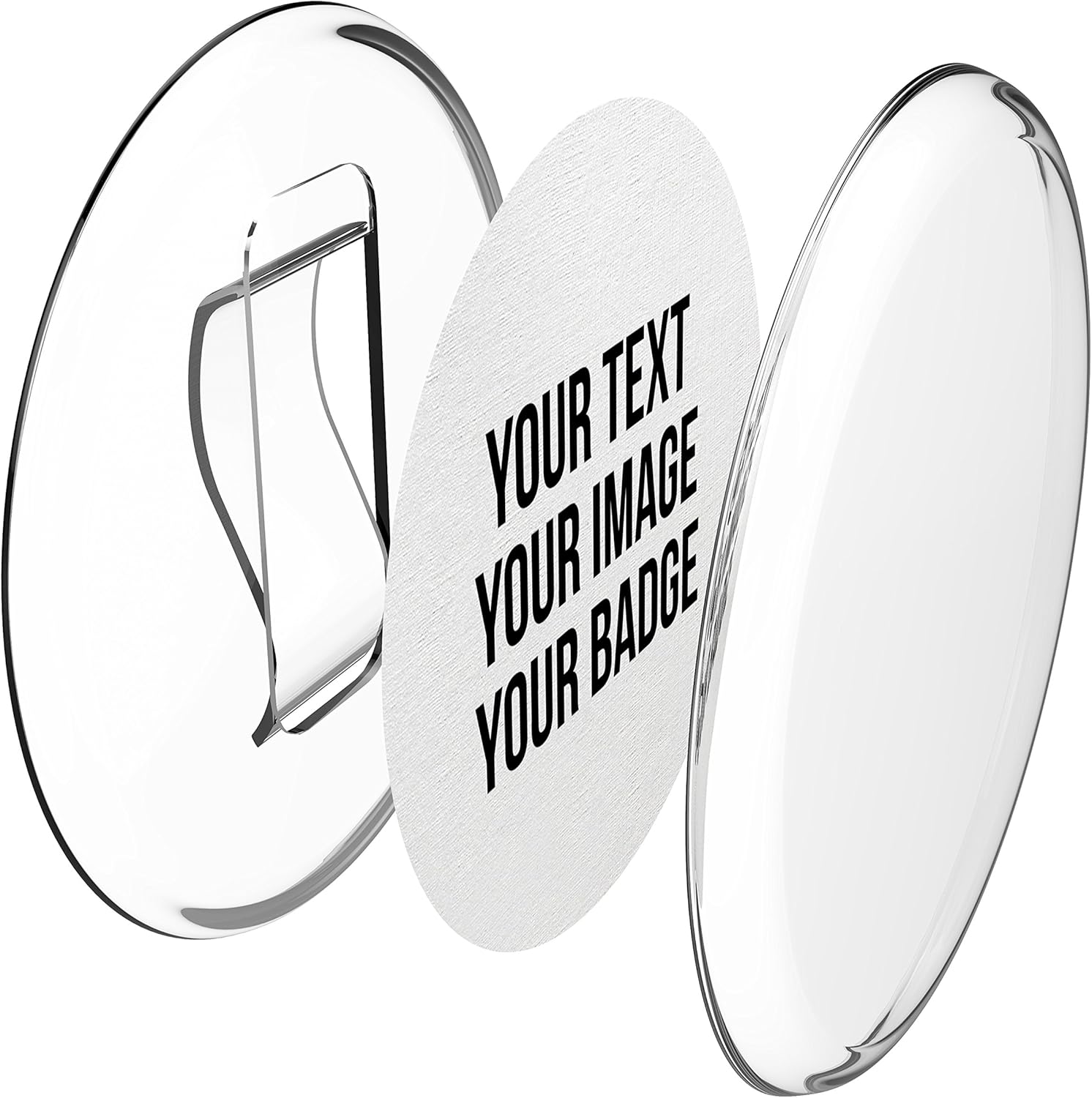 Instant Button Badges Kit 56mm with Clip (Pack of 10) – Make Your Own ...