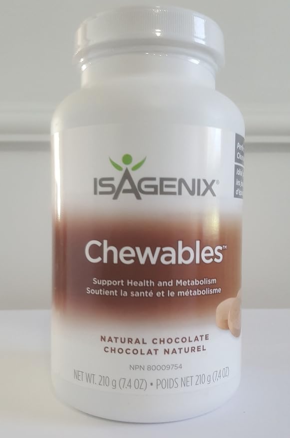 Isagenix Chewables Snacks (Natural Chocolate) (210g): Amazon.ca: Health ...