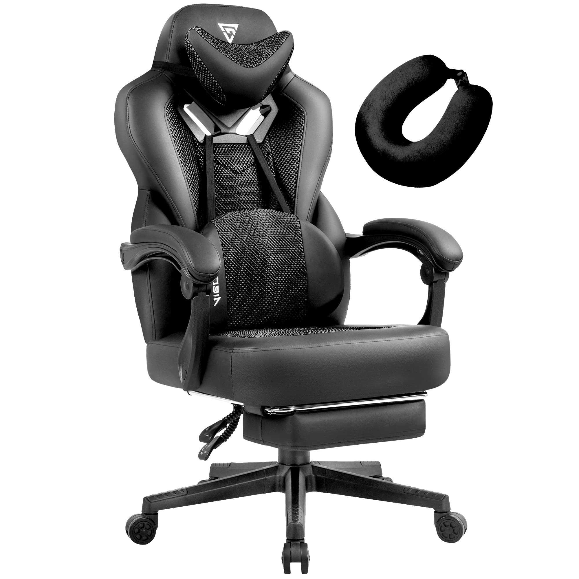 Mua Vigosit Mesh Gaming Chair with Footrest for Heavy People, Ergonomic ...