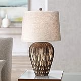 Buckhead Modern Contemporary Accent Table Lamp 22" High Warm Bronze ...