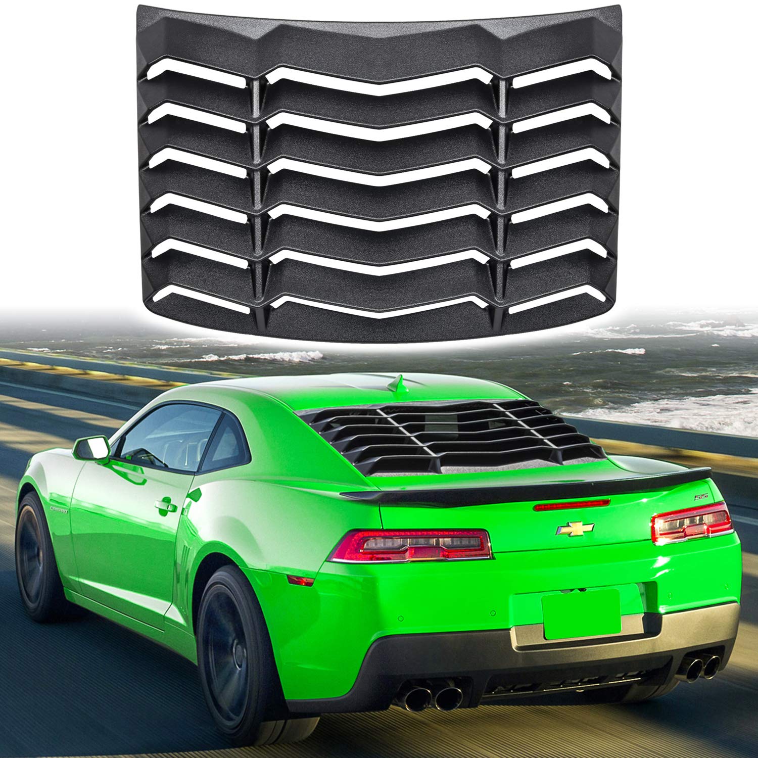 Buy E-cowlboy Rear Window Louver for Chevrolet Chevy Camaro 2010 2011 ...