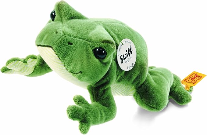 Steiff Cappy Frog (Green): Amazon.co.uk: Toys & Games