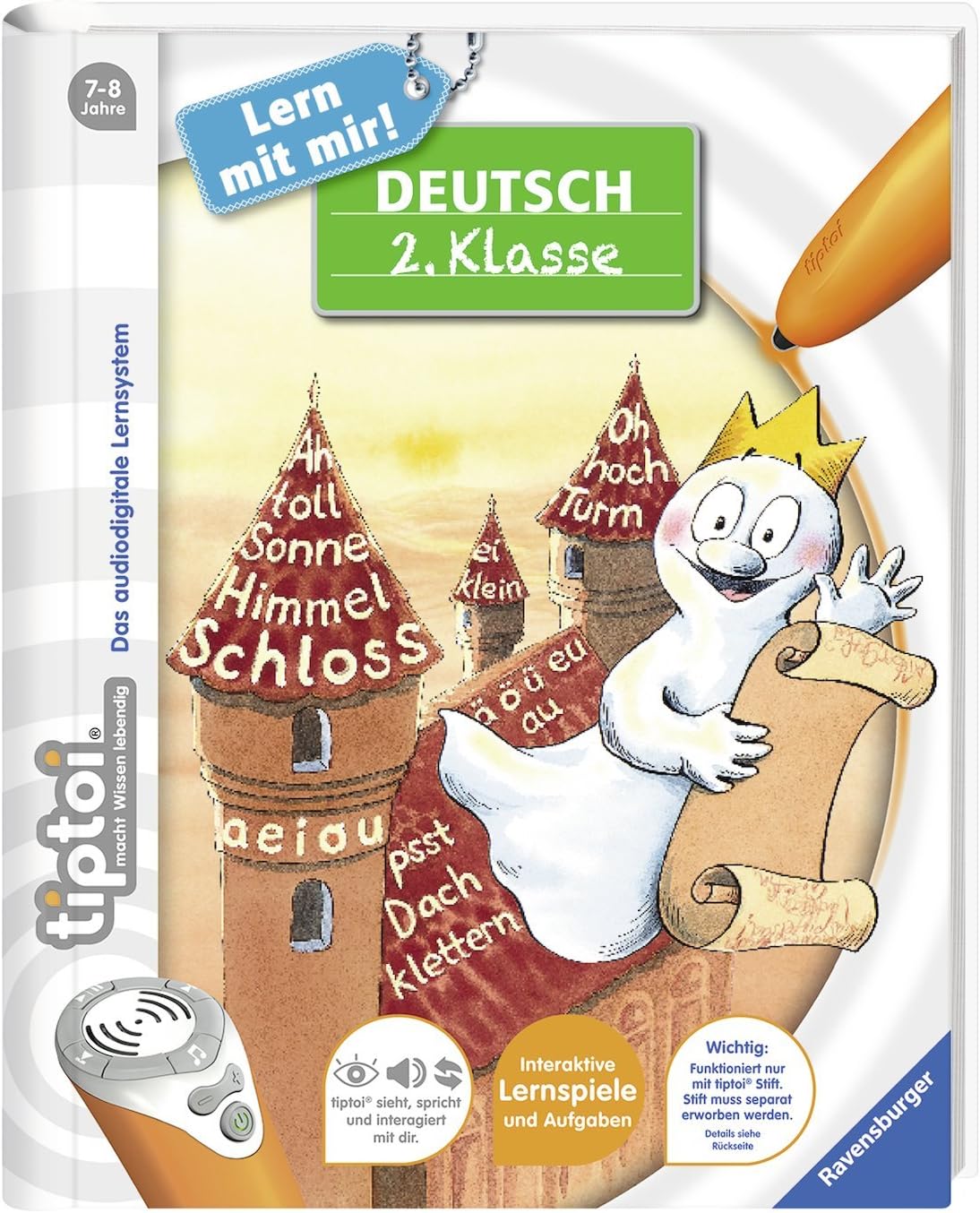 Ravensburger tiptoi® Book German 2nd Class + 1×1 Times Tables Poster ...