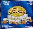 Amazon.com : Ferrara Traditional Italian Torrone 7.62 oz (180g) 18 ...