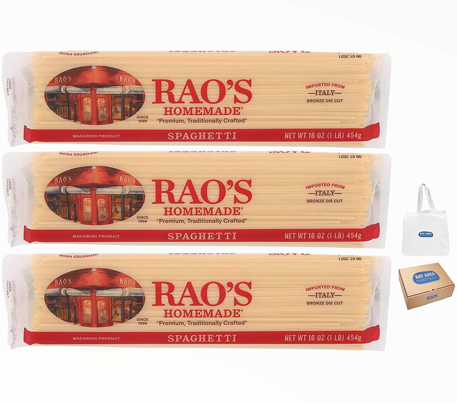 Amazon.com : Rao's Pasta, Spaghetti, 16 Ounce, Pack of 3 : Grocery ...
